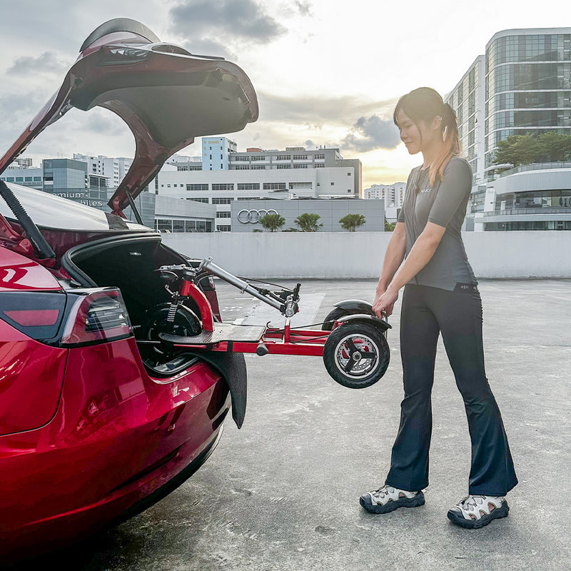 Most Compact Foldable Travel Mobility Scooter With Larger Seat | MOBOT Mobility AU | FLEXI Max