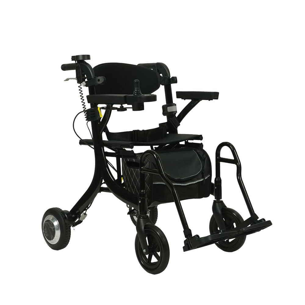 Multi-Functional Foldable Electric Rollator Travel Wheelchair Walker ...